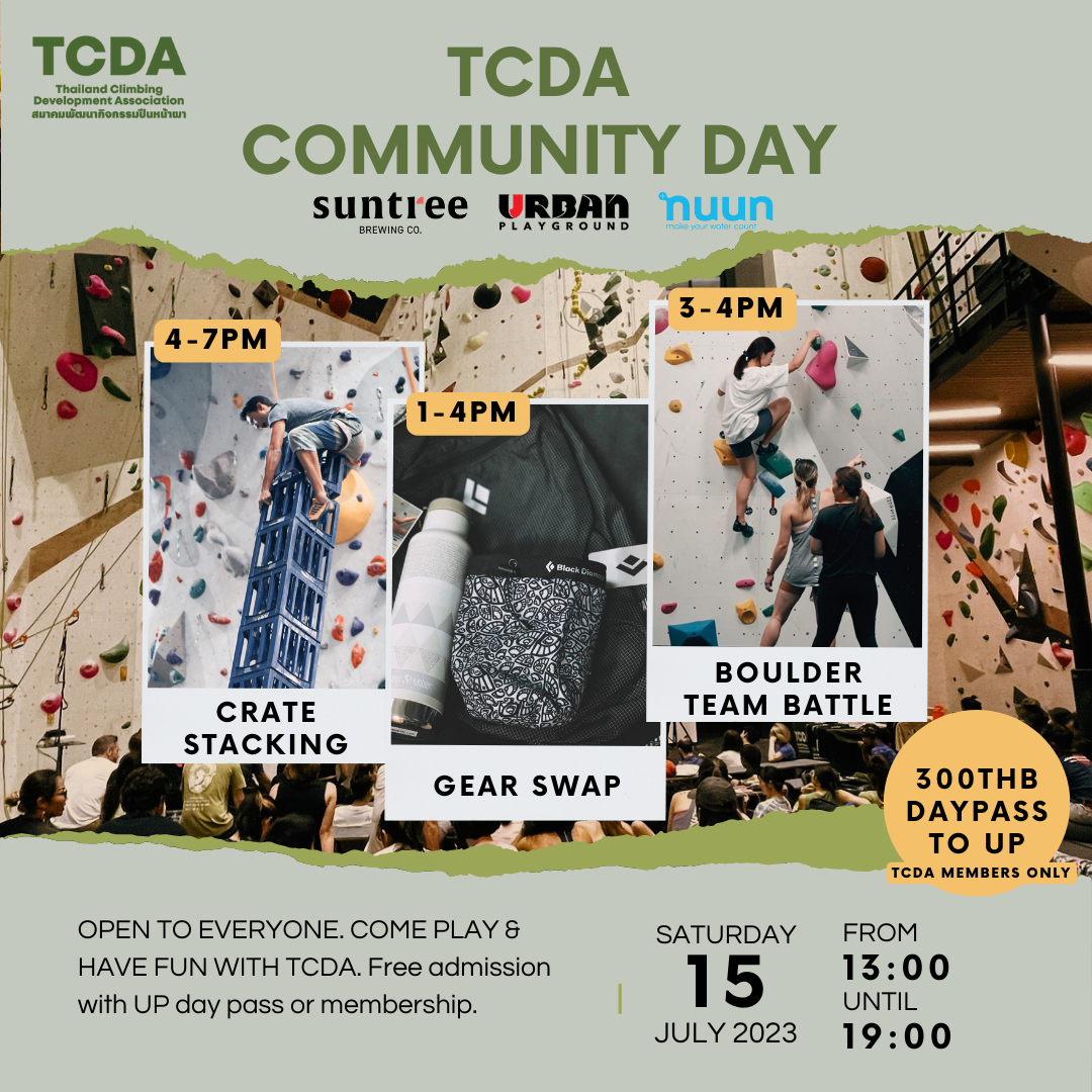 TCDA Community Day: Swap, Stack, Climb – Thailand Climbing Development Association